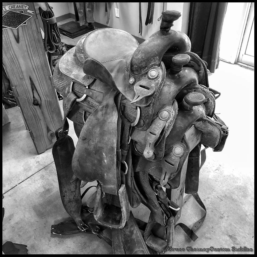Leather Working – Saddle Restoration Before and After